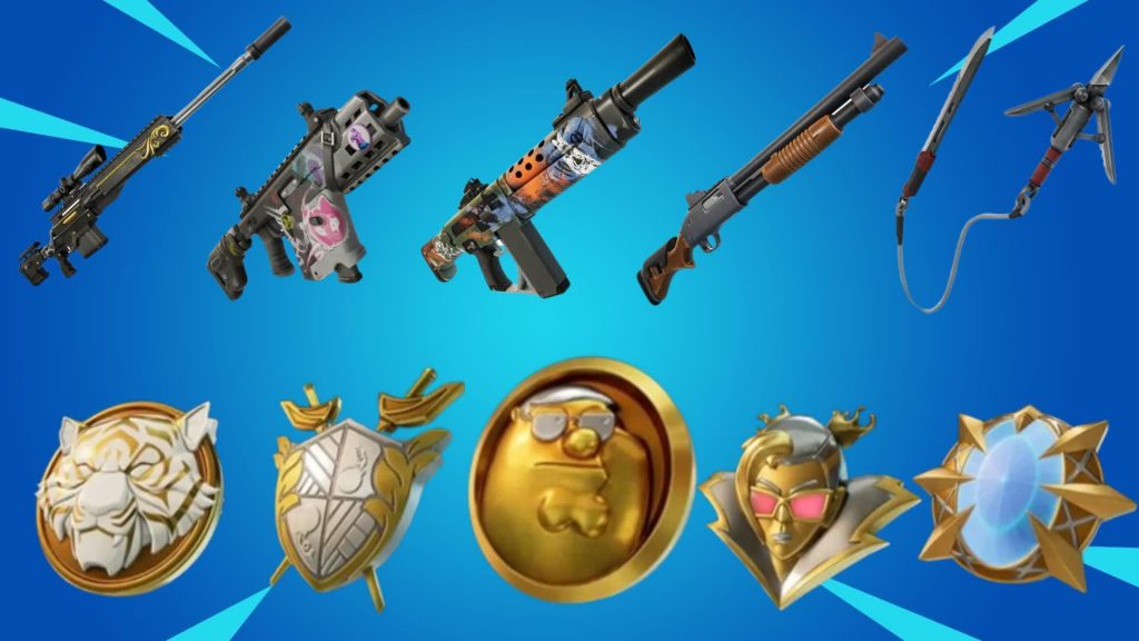 Cara Mendapatkan Semua Senjata Mythic di Fortnite Chapter 5 Season 3 - Haluan Row