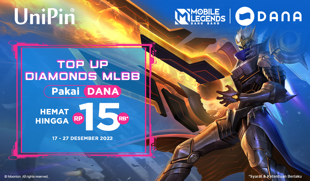 9 Langkah Cara Top Up Diamond Mobile Legends di Aplikasi DANA - Haluan Row